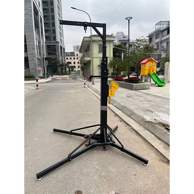 Alloy Steel Event Truss Tower Hand Crank , Foldable Line Array Lift Tower