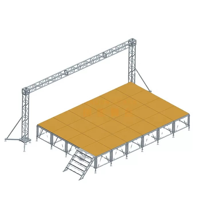OEM Outdoor Aluminum Portable Stage Platform Modular System 750kg/per ...