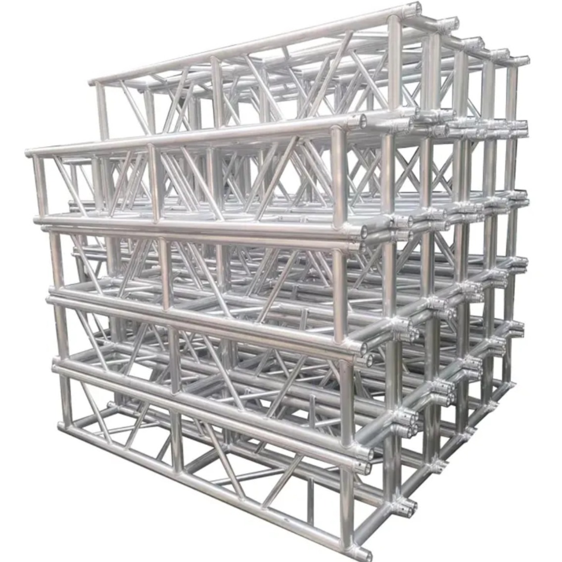 OEM Silver Aluminium Stage Truss Portable Aluminium Alloy Truss With ...